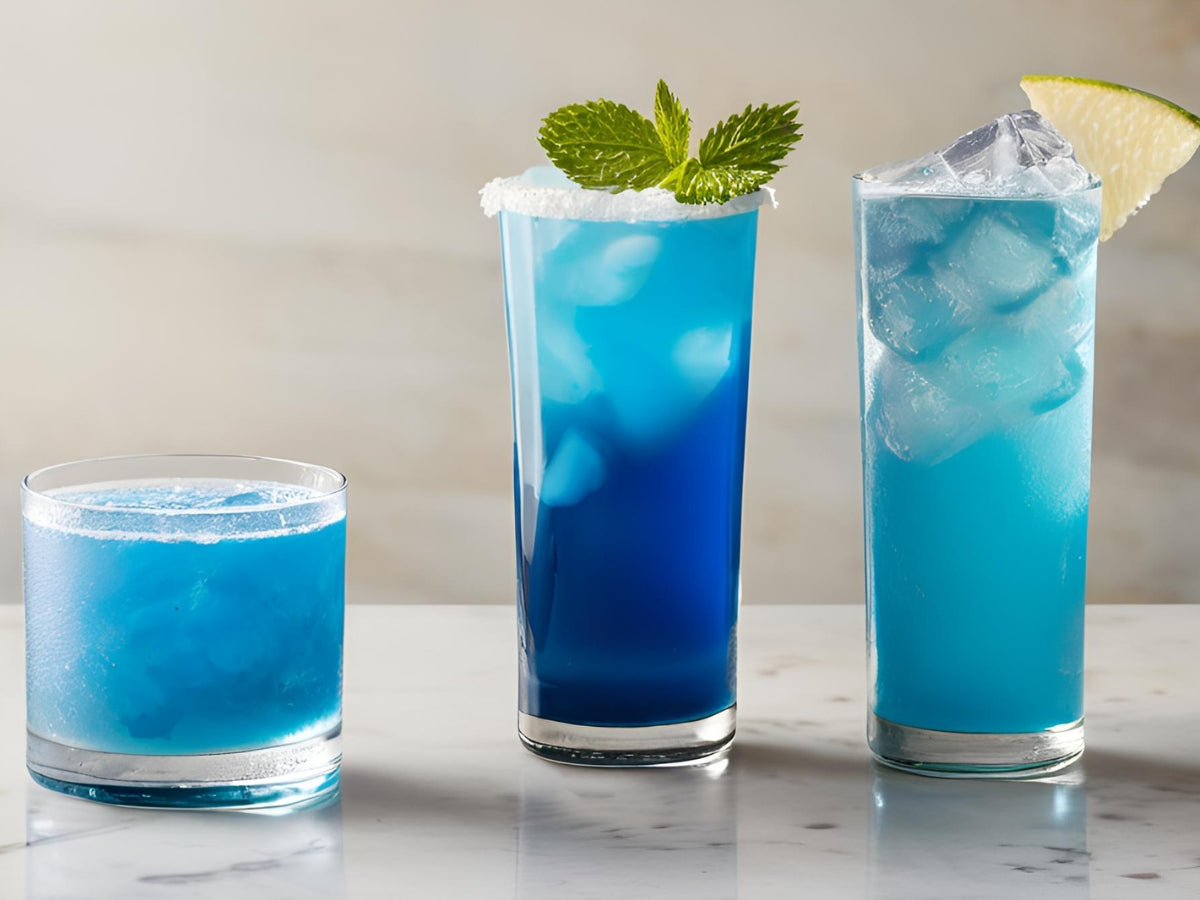 Blue Cocktails Non Alcoholic Cool Blue Pool Punch