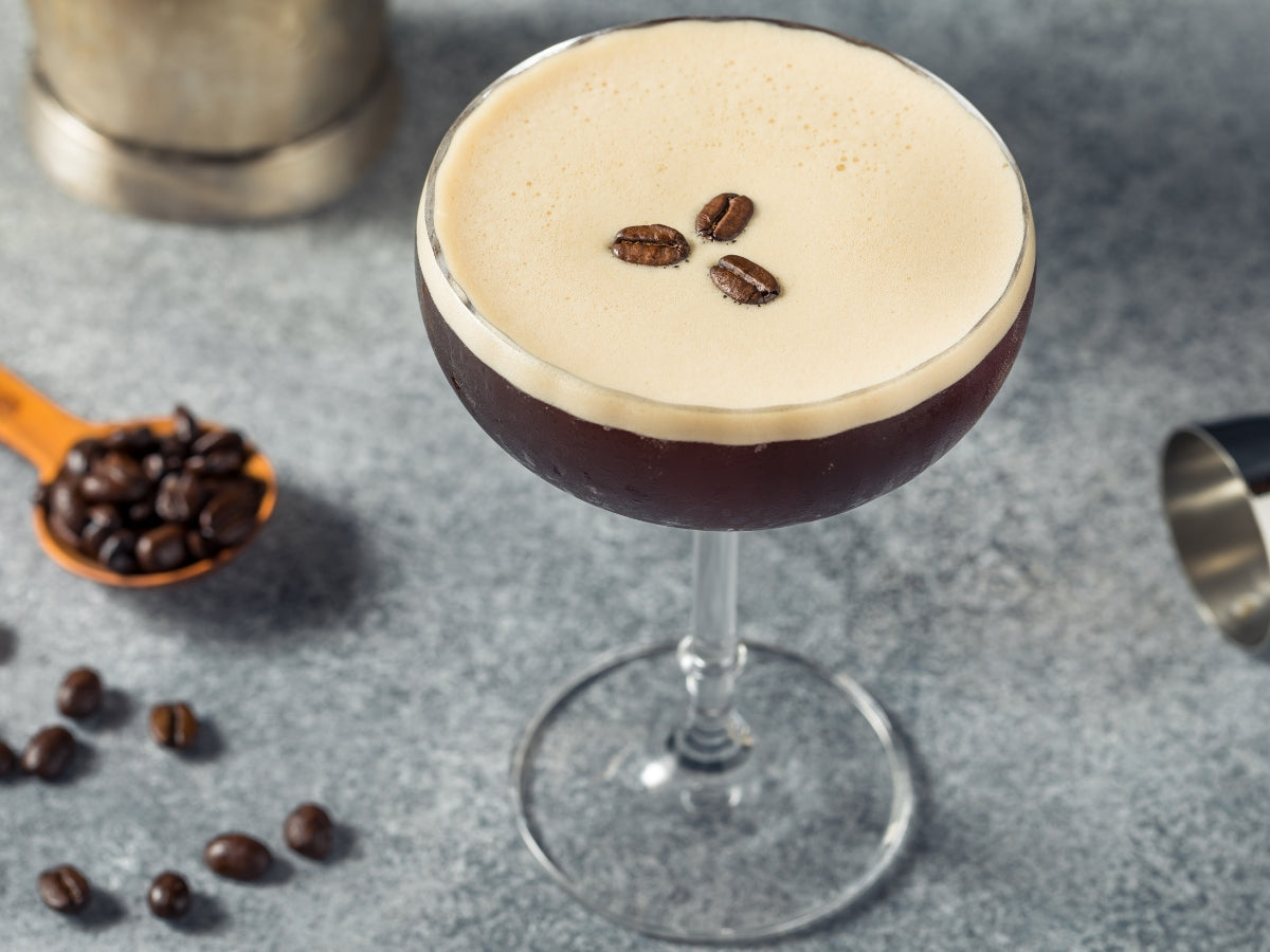 Non-Alcoholic Espresso Martini Recipe (with a Buzz!) – SOBER(ISH)