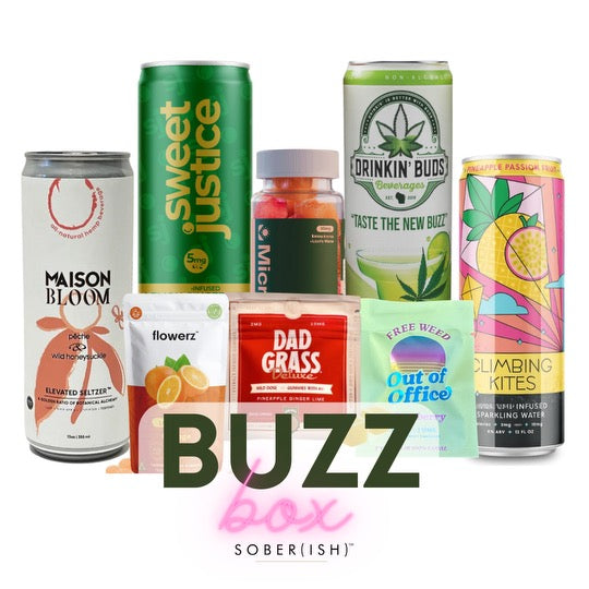 Giggle Grass™️ Sampler Box: Summer 2024 – SOBER(ISH)