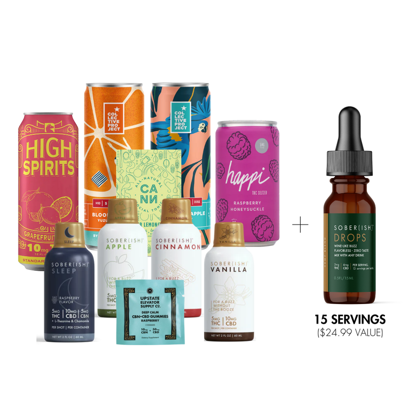 THC Drinks | Best Cannabis & Hemp Seltzers & Mocktails – SOBER(ISH)