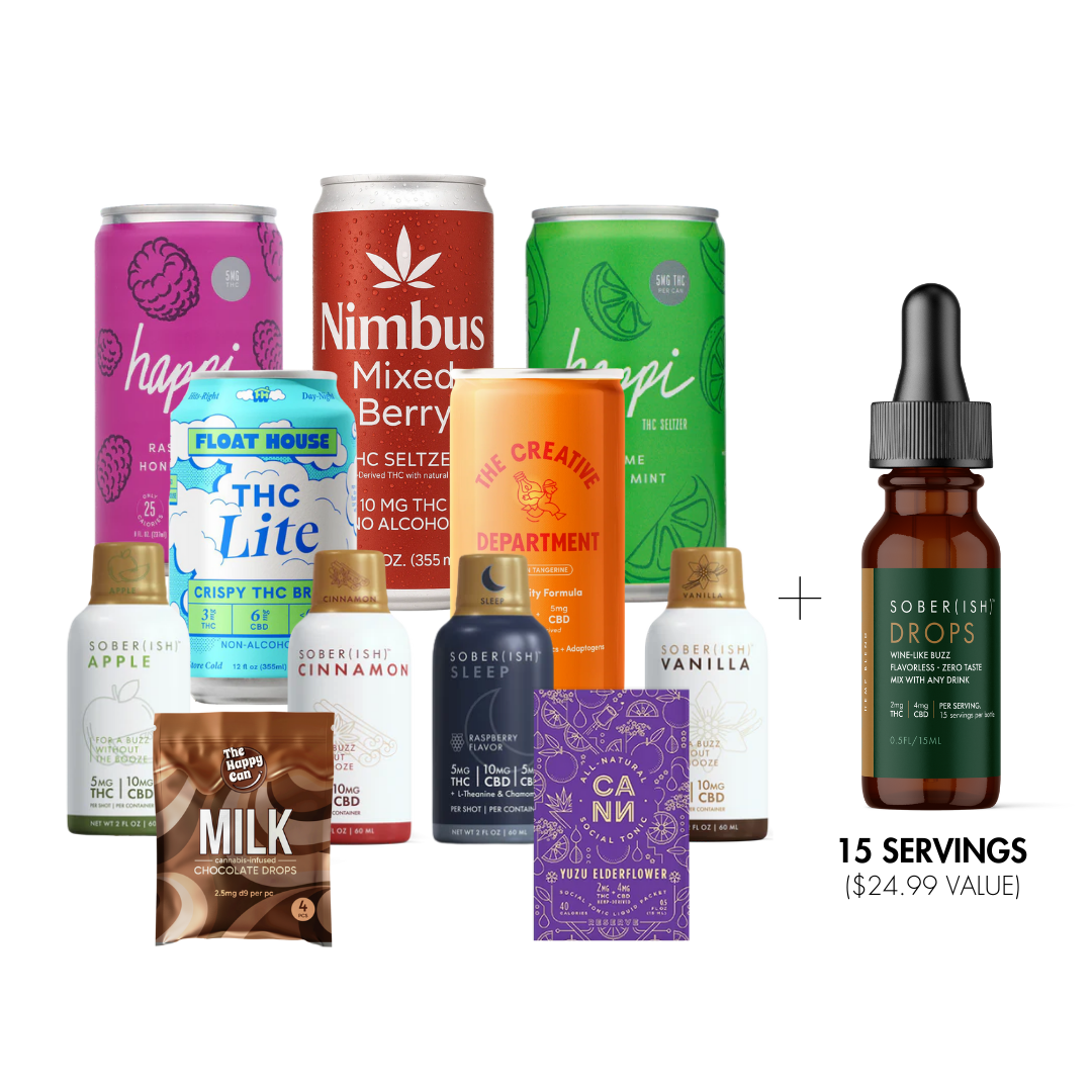 THC Drinks | Best Cannabis & Hemp Seltzers & Mocktails – SOBER(ISH)